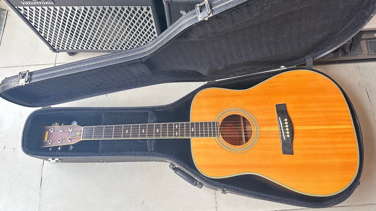 Đàn guitar acoustic Yamaha FG-401 japan. Giá 7 triệu ( test guitar ...
