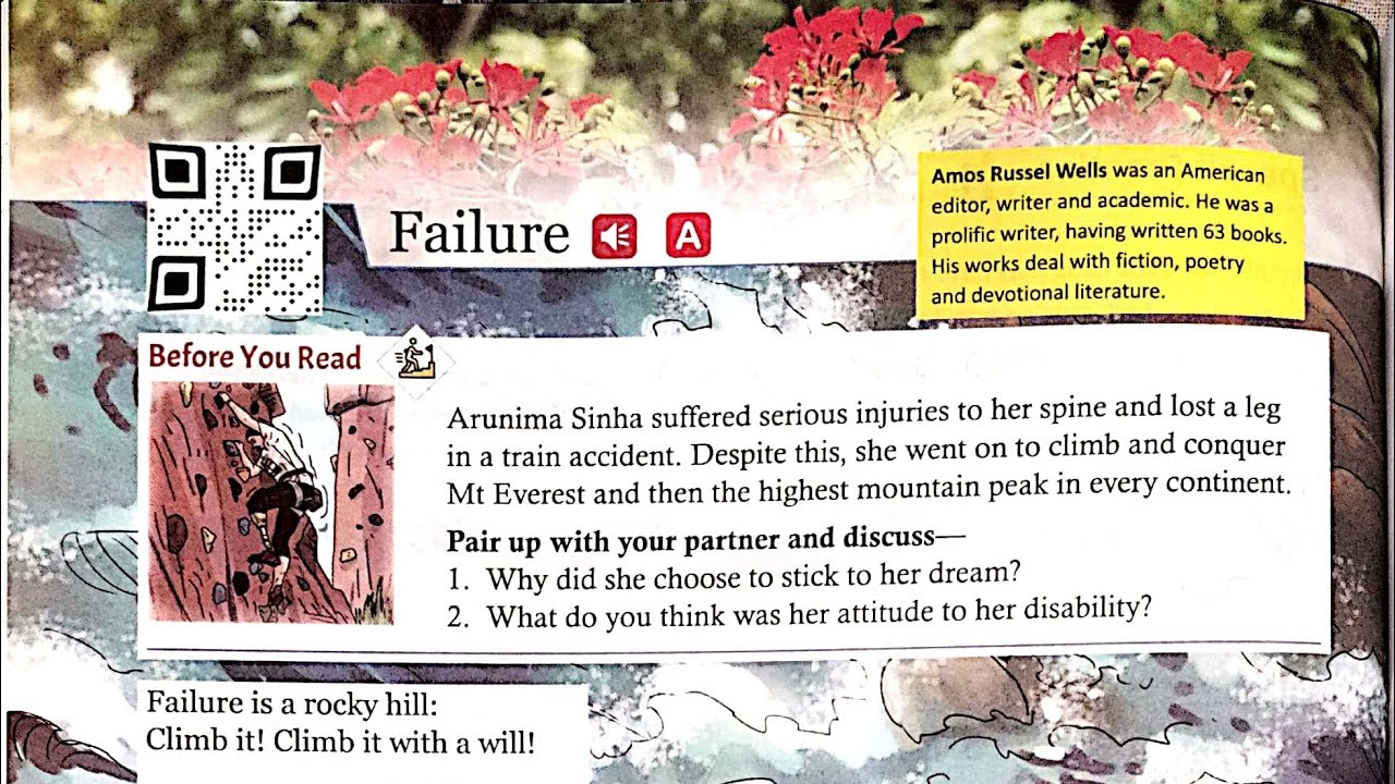 Failure | Poem | Explanation In Hindi | By Amos Russel Wells | Gulmohar ...