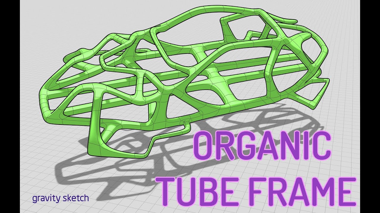 HOW TO!! Organic Tube frame in Gravity Sketch!! - YouTube