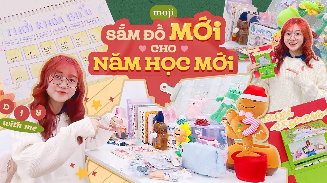ĐỘC LẠ MOJI | Sắm đồ và DIY cho kỳ học mới siêu xinh - Moji Channel ...