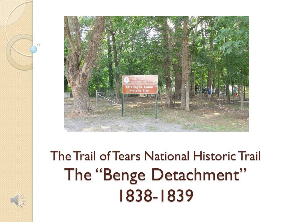 Benge Detachment - The Trail of Tears National Historic Trail - YouTube