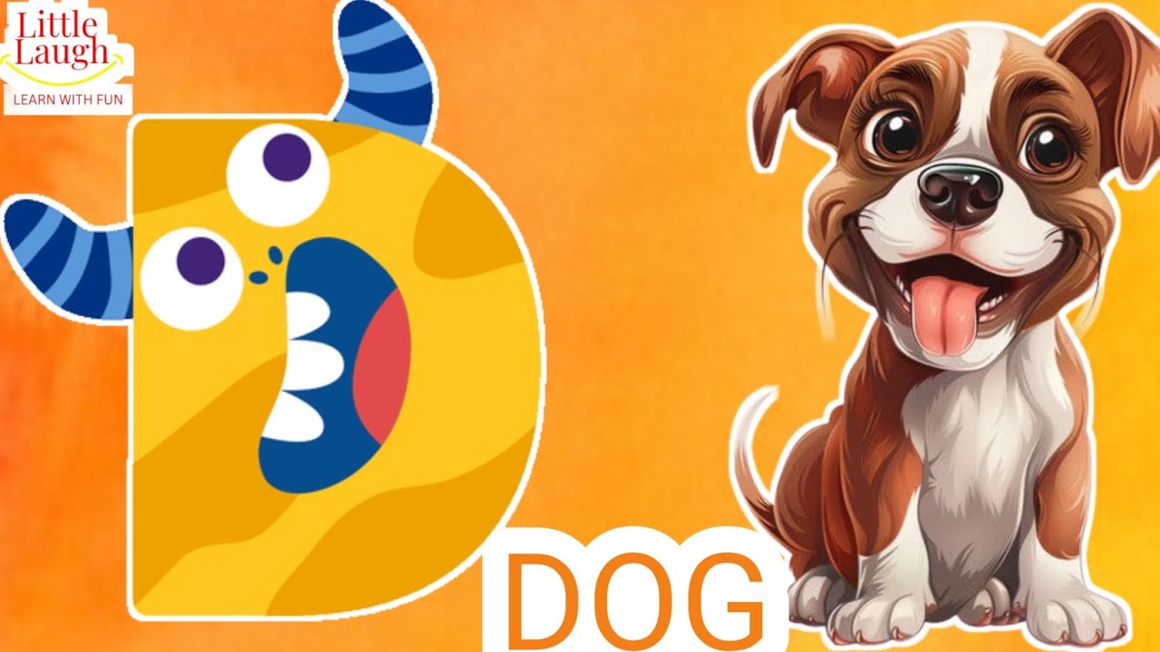 Letter D /Dog, Duck, Drum, Donkey, and Doll.-Learn the Letter D - YouTube