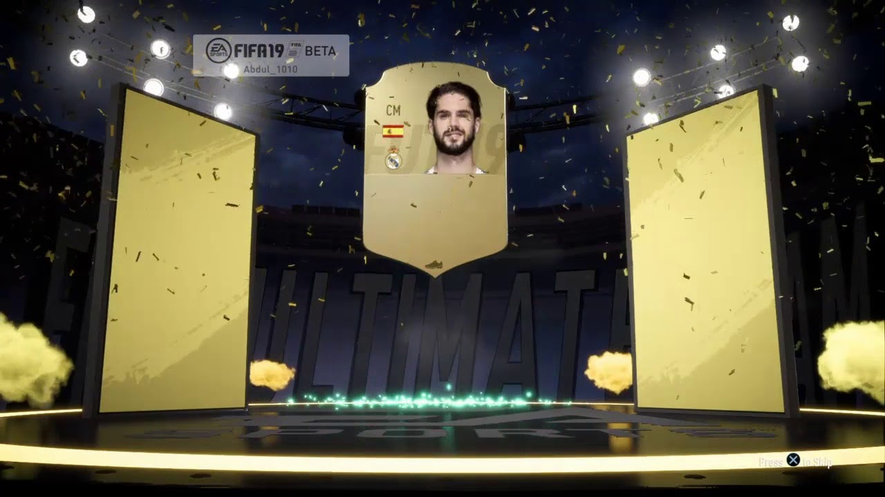 FIFA 19 BETA ULTIMATE TEAM PACK OPENING!!! (BIG WALKOUT) - YouTube