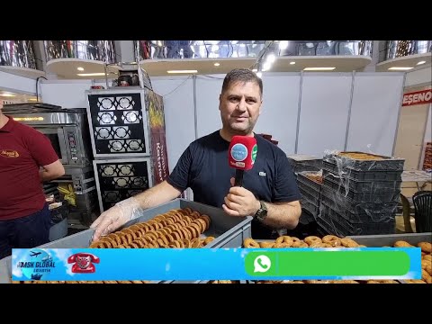 ⭐️Gaziantep Akşam Simidi Katmer Ankara Fuarında ✅️Ankara Dondurma ve Tatlı Fuarı 2024