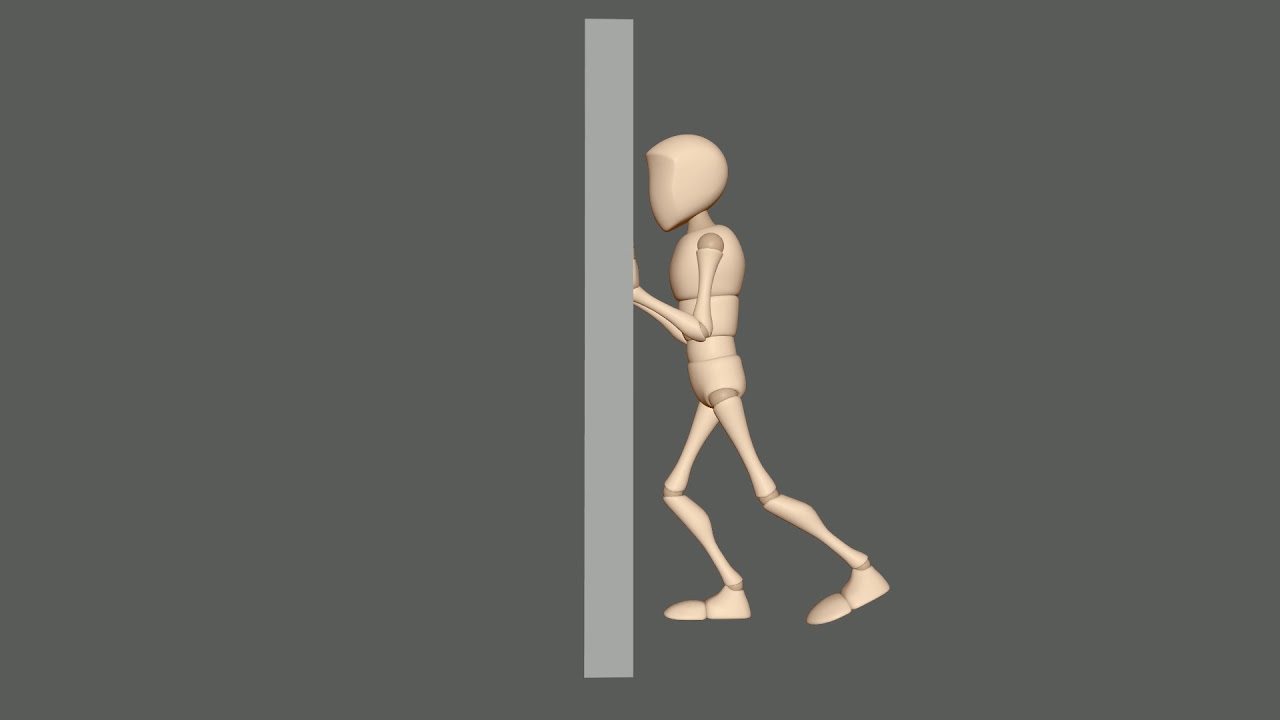 Pushing Blocking Animation - YouTube