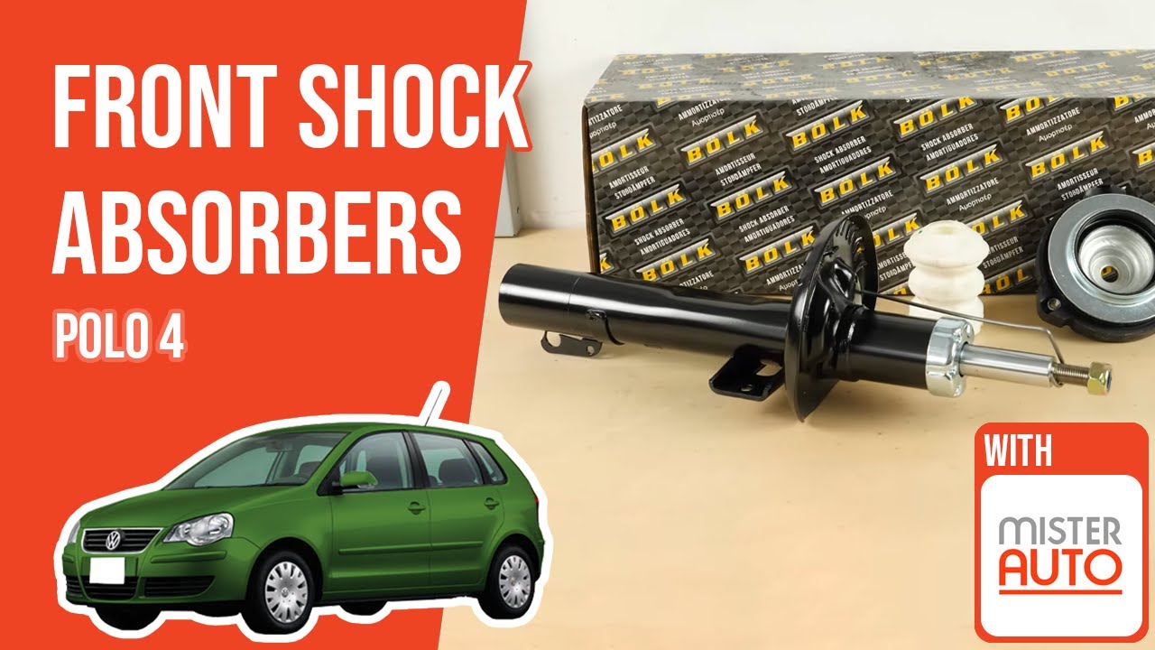 How to replace the front shock absorbers Polo mk4 ➿ - YouTube