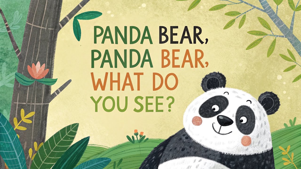 Panda Bear, Panda Bear, What Do You See? by Eric Carle | English Songs ...