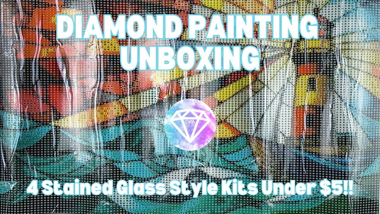 4 Stained Glass Style Kits Under $5 Each from Paintsomeway!! | Diamond ...