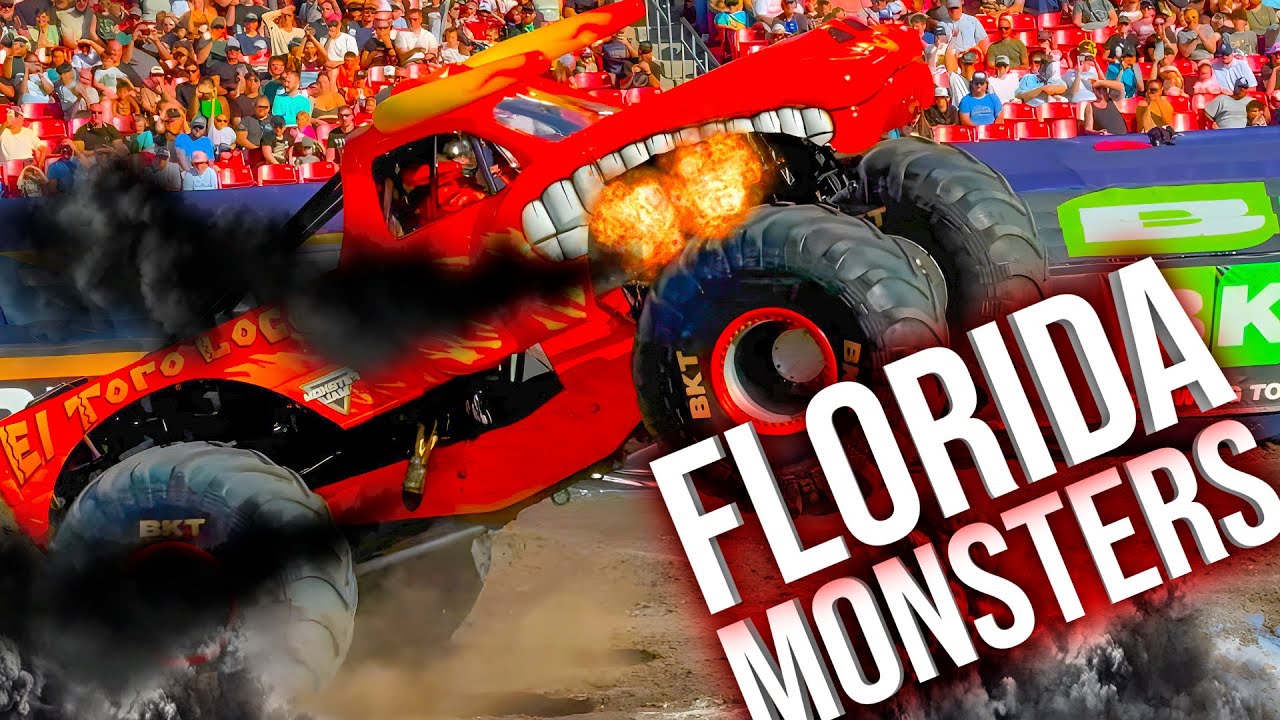 🔥Monster Jam Show: Monster Trucks Jumping, Crashing in real life - YouTube