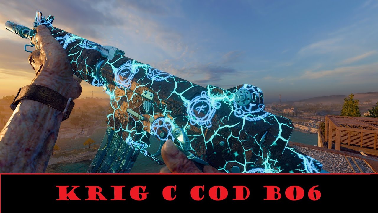 THE NEW DLC GUN THE KRIG C / KRIG 6 FROM CALL OF DUTY COLD WAR IN CALL ...