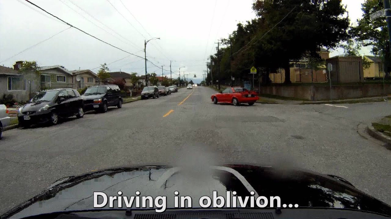 Small car, wide turn - YouTube