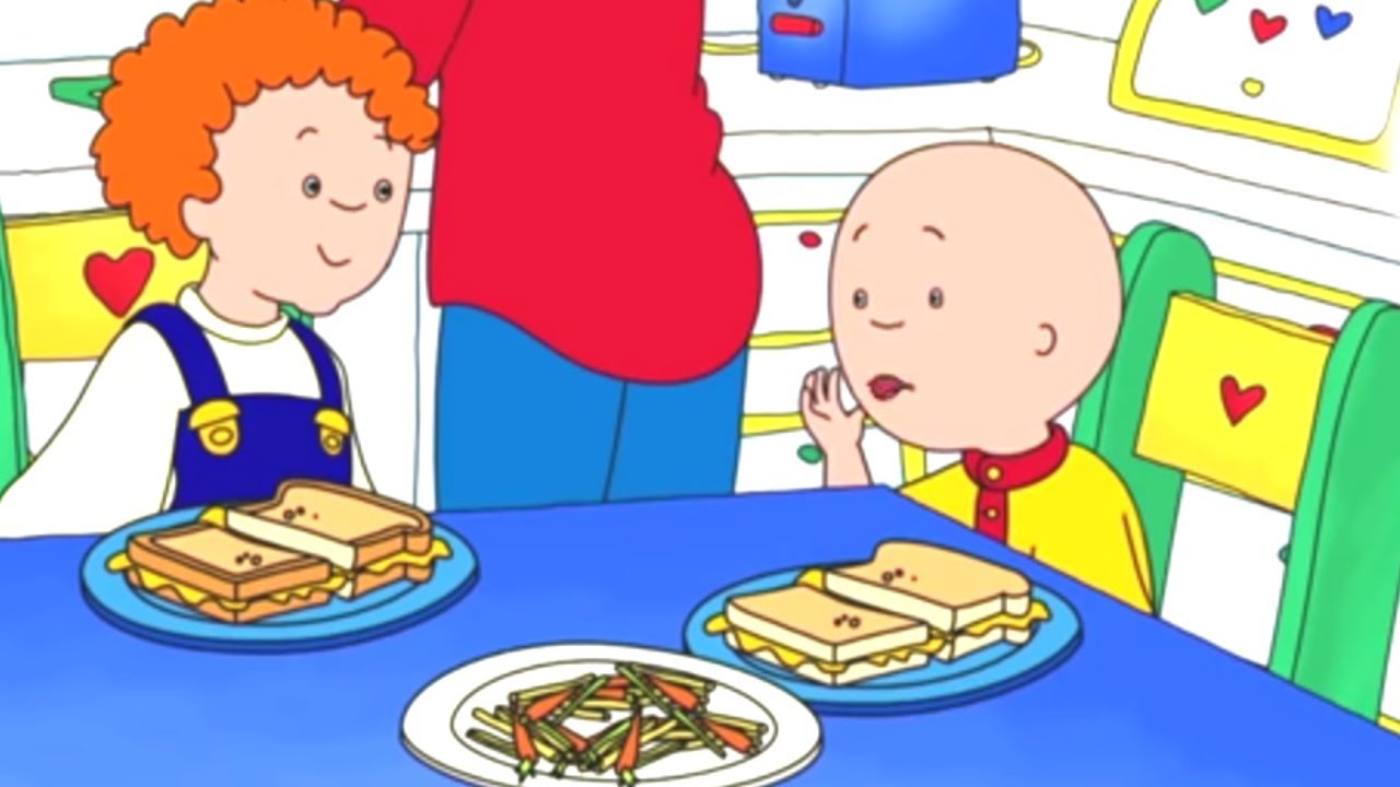 Ruca em português | Ruca e seu Amigo Almoçam | Caillou Episódio ...