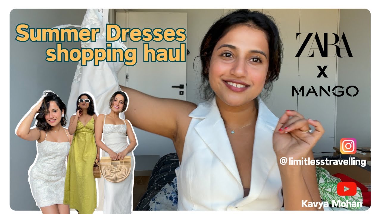 My Summer Dresses Haul | Kavya Mohan - YouTube