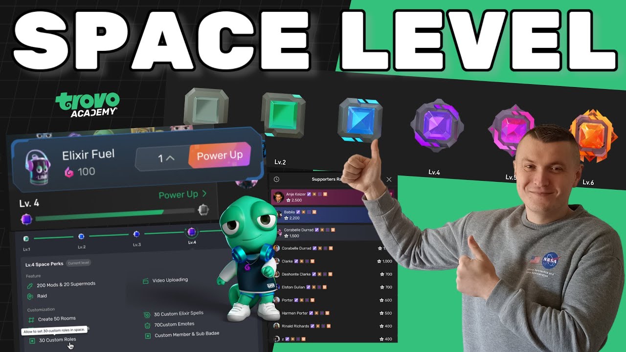 Trovo Academy : Trovo Space Level - YouTube