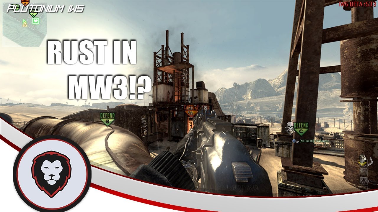 Rust In MW3!? Preleased Map For Plutonium IW5 (MW3) - YouTube
