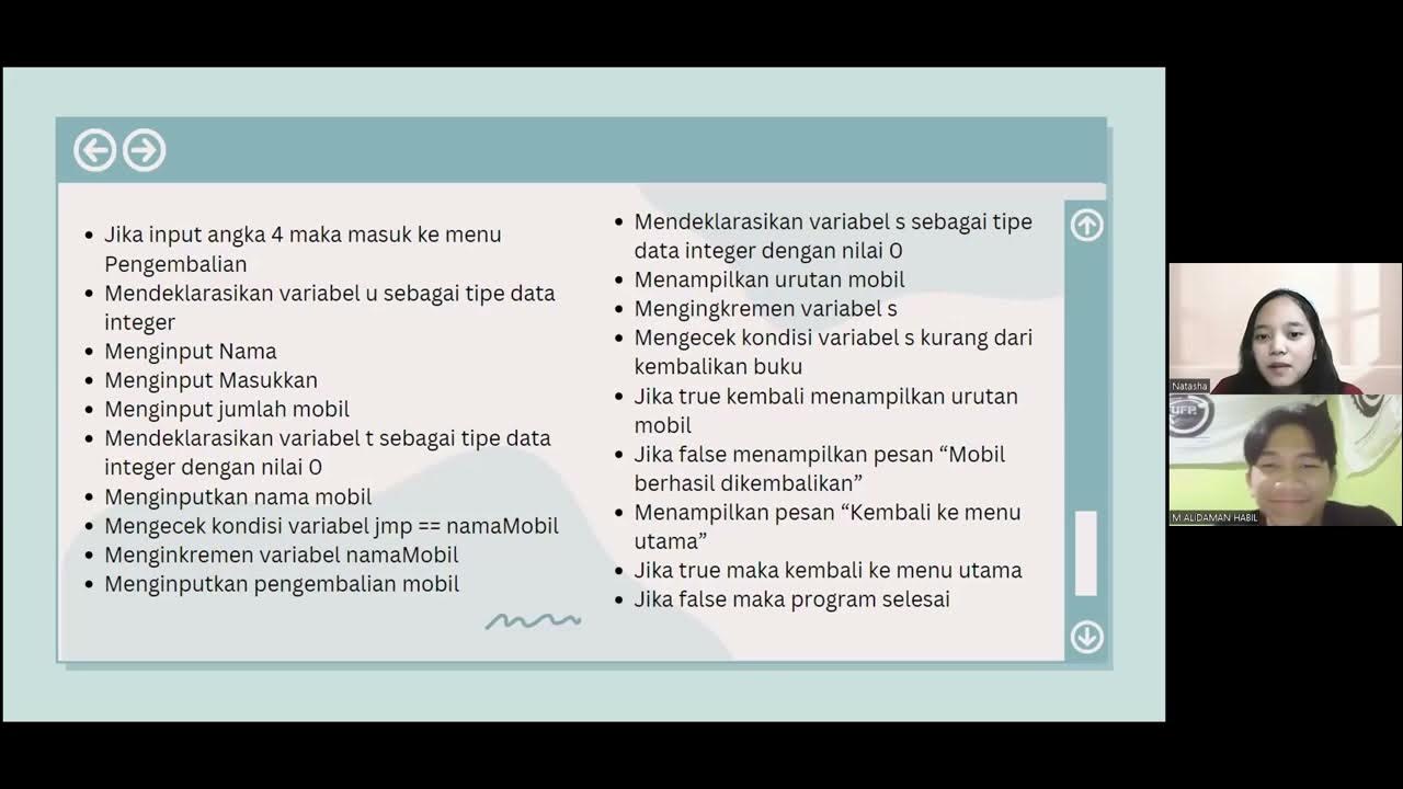 Tugas Besar Presentasi Algoritma Dasar 1 - YouTube