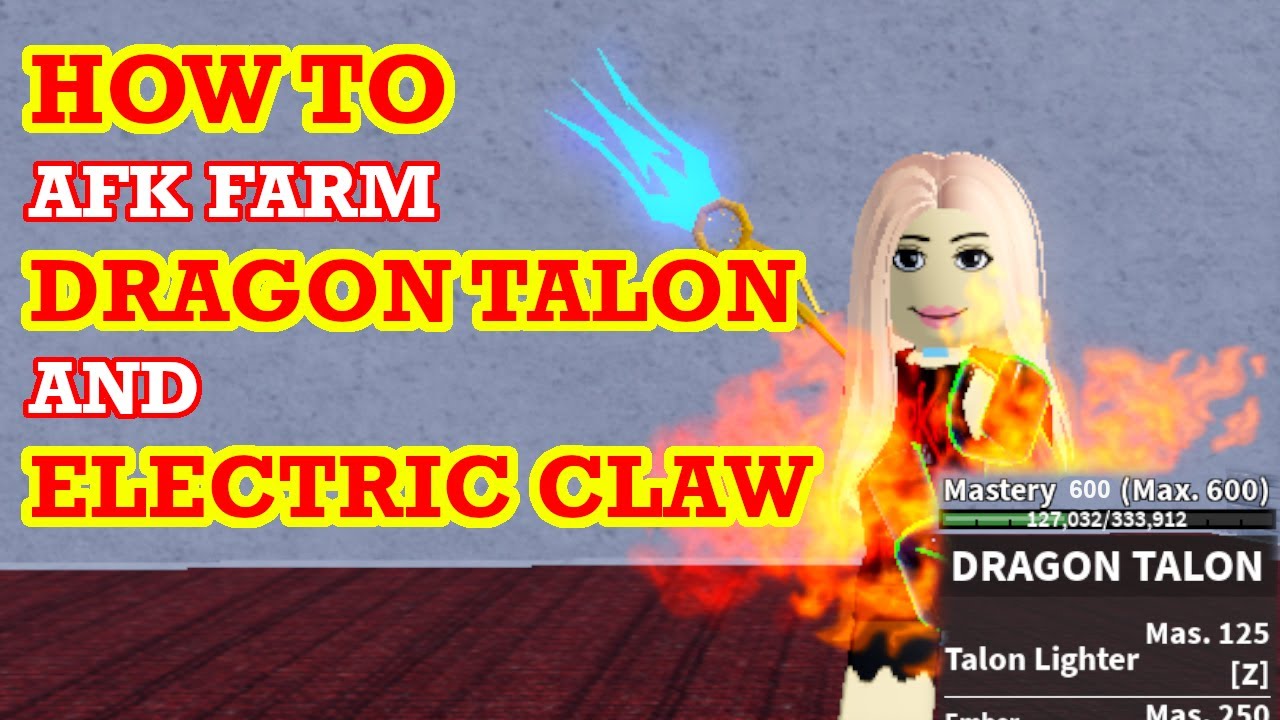 HOW TO AFK FARM DRAGON TALON(BLOX FRUITS) - YouTube