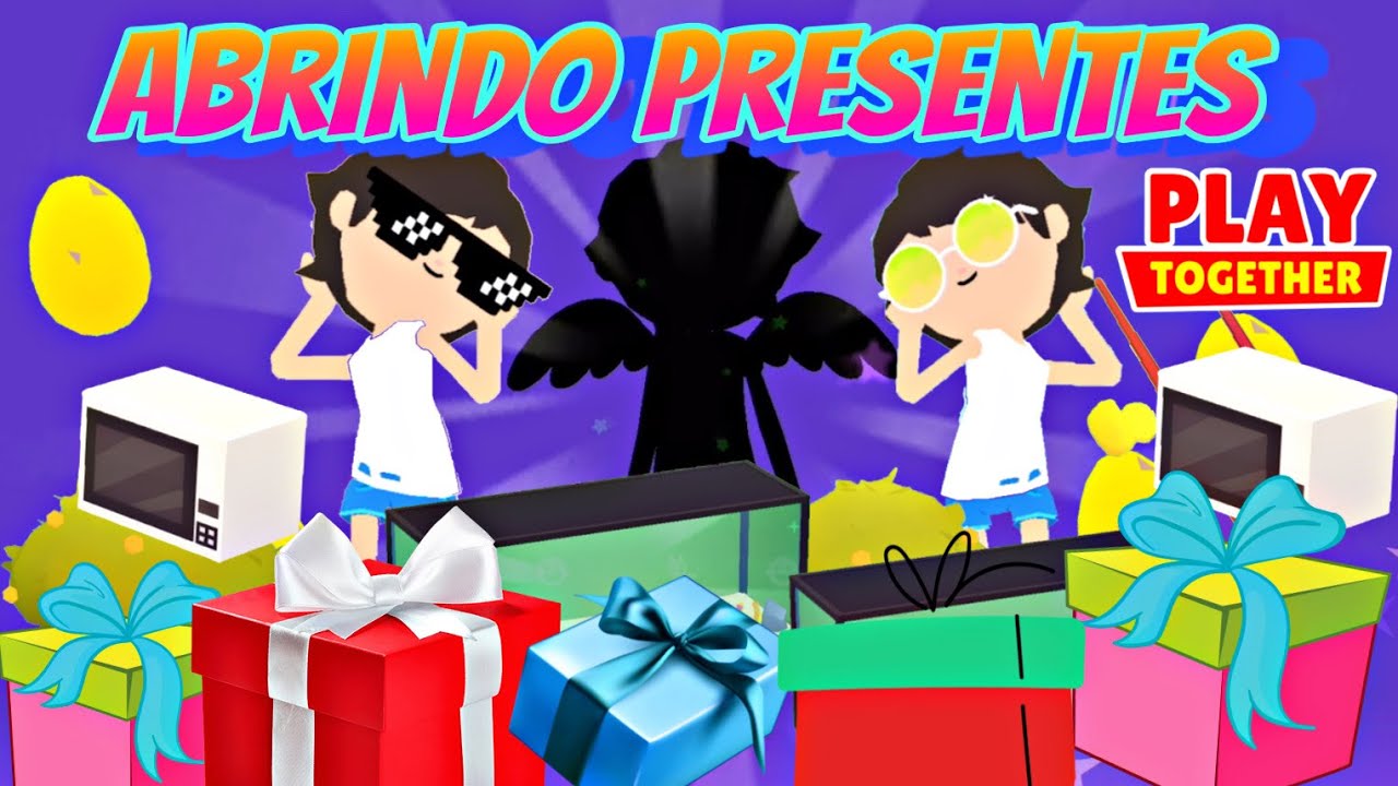ABRINDO MUITOS PRESENTES NO PLAY TOGETHER! PETER GAMES - YouTube