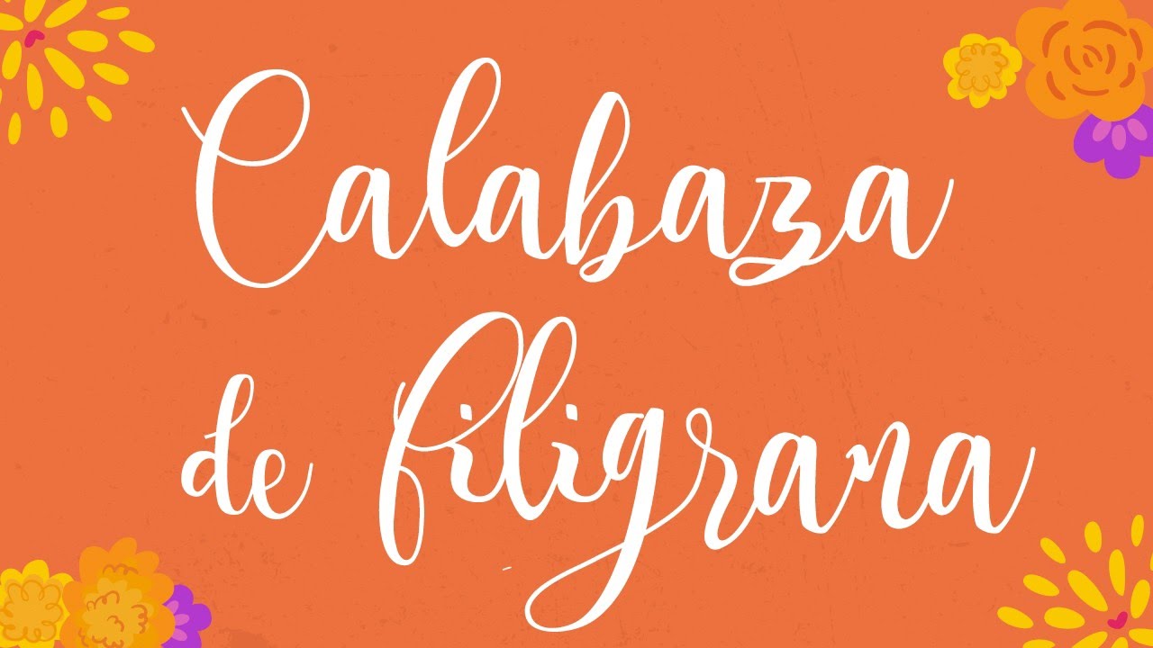 Aprende a realizar una calabaza de filigrana para halloween - YouTube