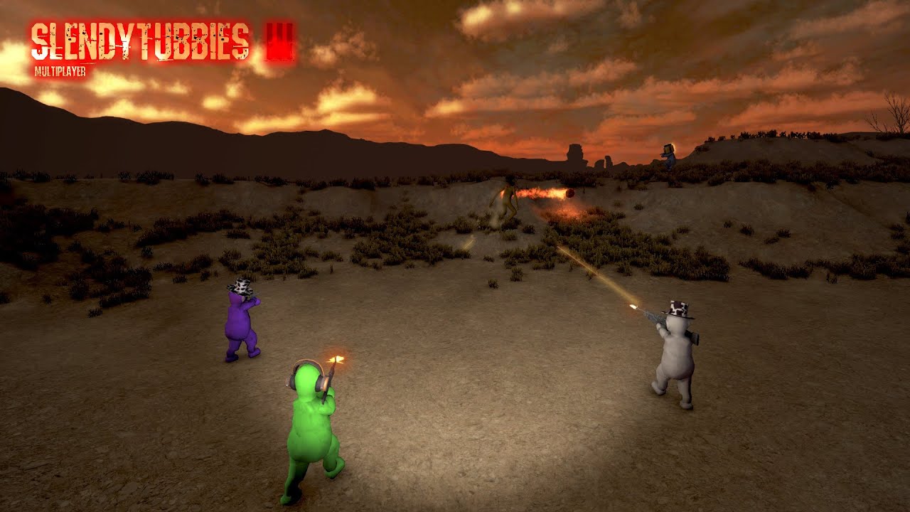 Slendytubbies 3 Multiplayer - Survival: Outskirts (Night) [Impossible ...