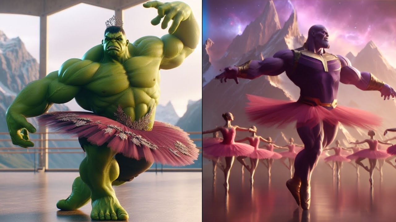 Superhero dance like ballerina #marvel #cartoon #superhero #amazing # ...