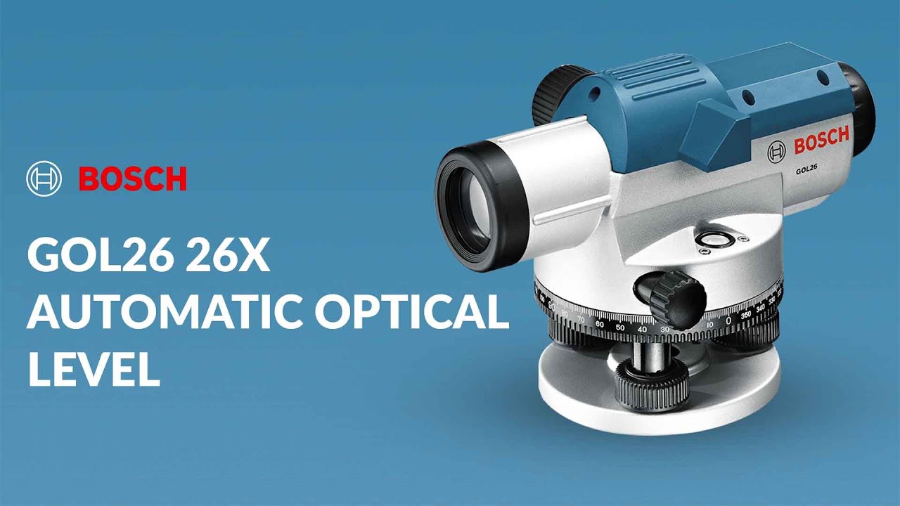 🔧 Bosch GOL 26 Professional Optical Level 📏 Easy & Accurate! - YouTube