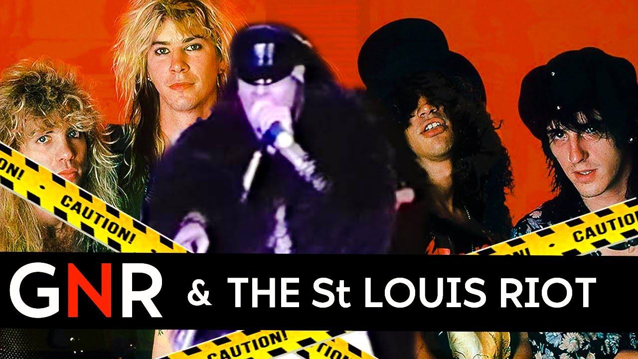 Guns N' Roses - The Story Of Axl Rose & The St Louis Riot - YouTube