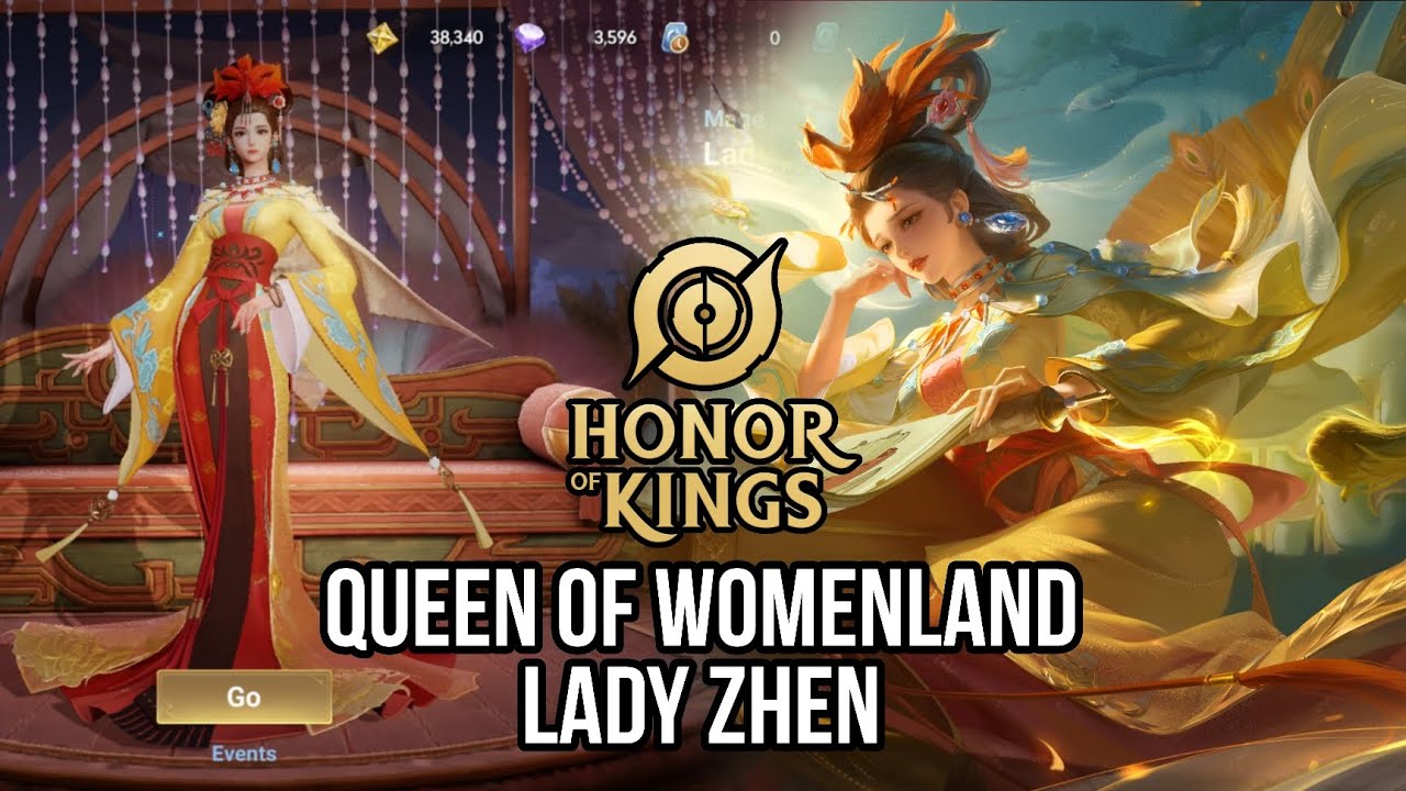 New Skin Queen of Womenland - Lady Zhen | Global Server | Honor Of Kins ...