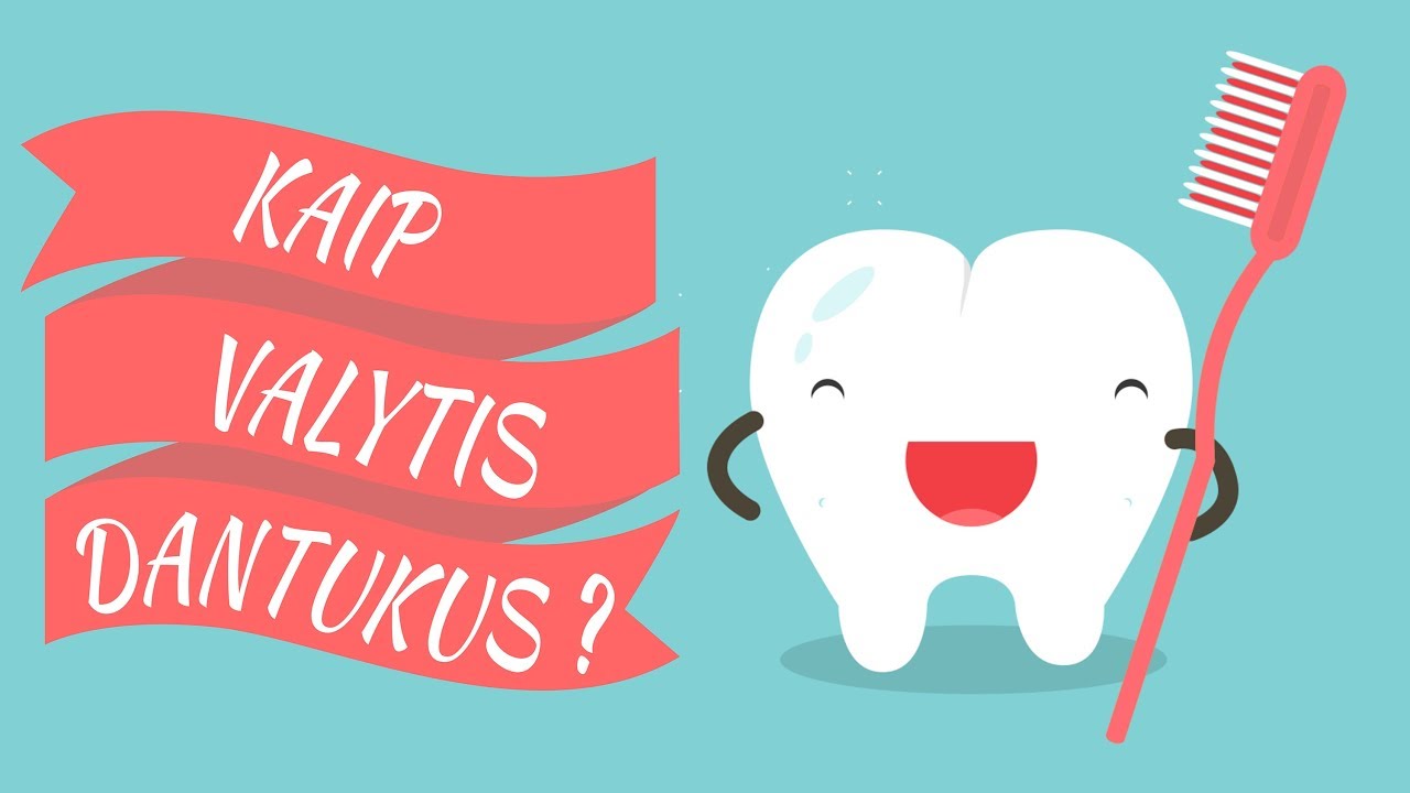 Kaip valytis dantukus? 🤓Animacija vaikams 👉Edukacinis filmukas - YouTube