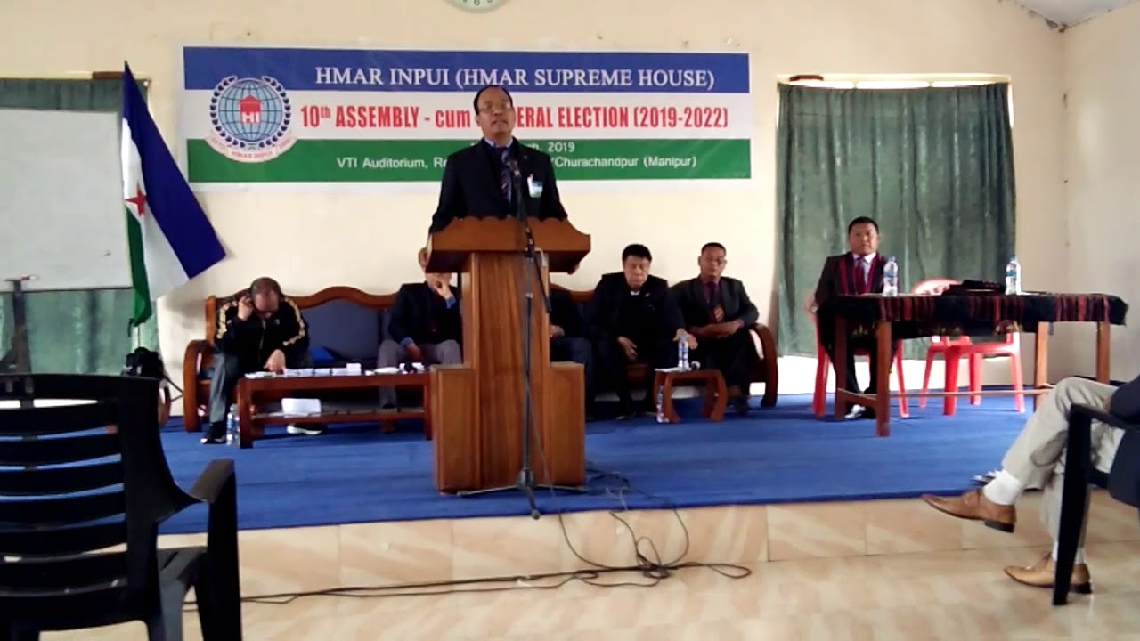 Speech || Upa Lalthalien Presidential Candidate || Hmar Inpui - YouTube