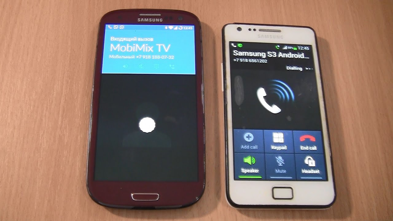 Incoming call & Outgoing call at the Same time Samsung Galaxy S3 ...