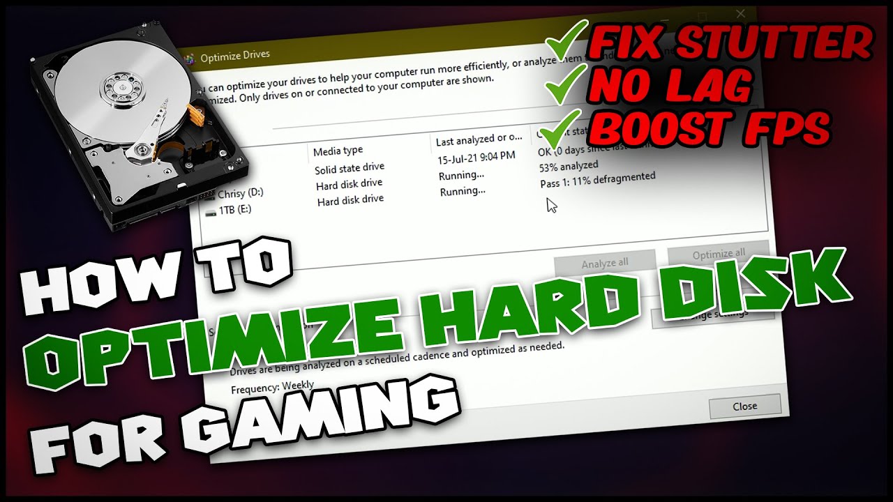 How To Optimize Hard Disk For Gaming | Boost HDD In 2021 - YouTube