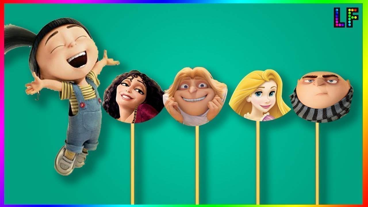 Despicable me Tangled finger family song Daddy finger Tangled Minions ...