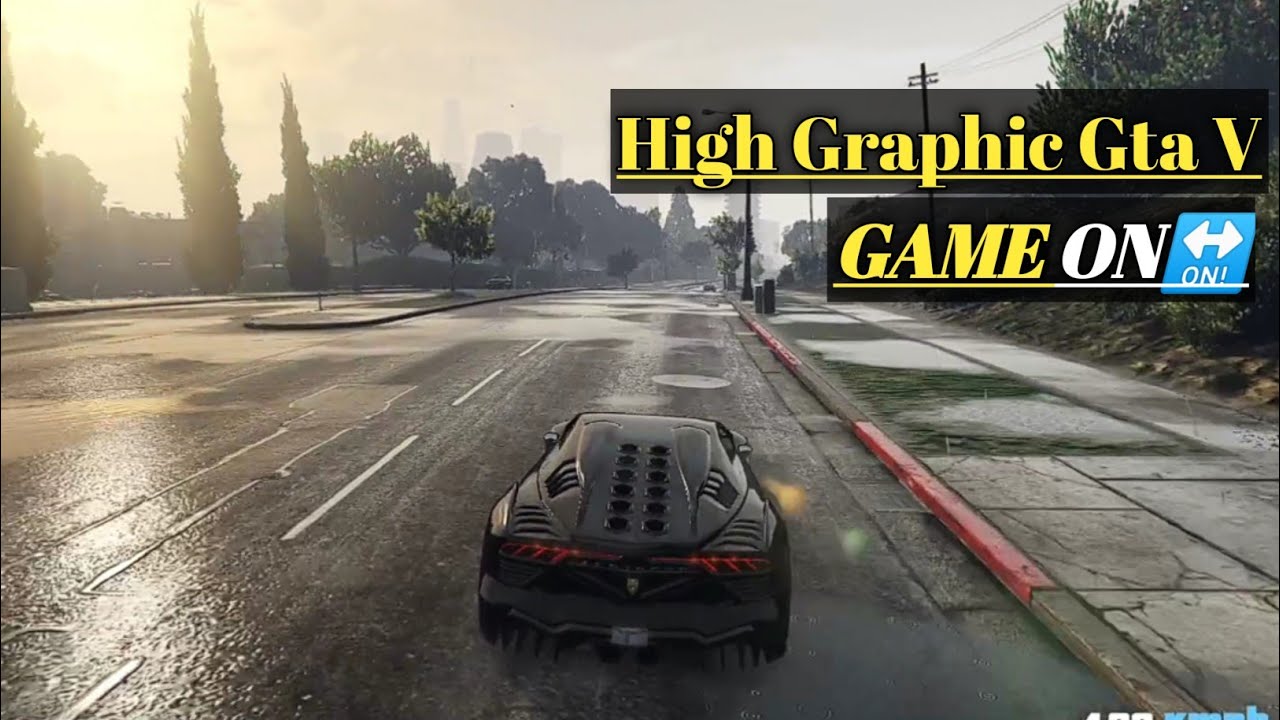 Grand theft auto 5 High Graphics gameplay |4k Ultra graphics no graphic ...