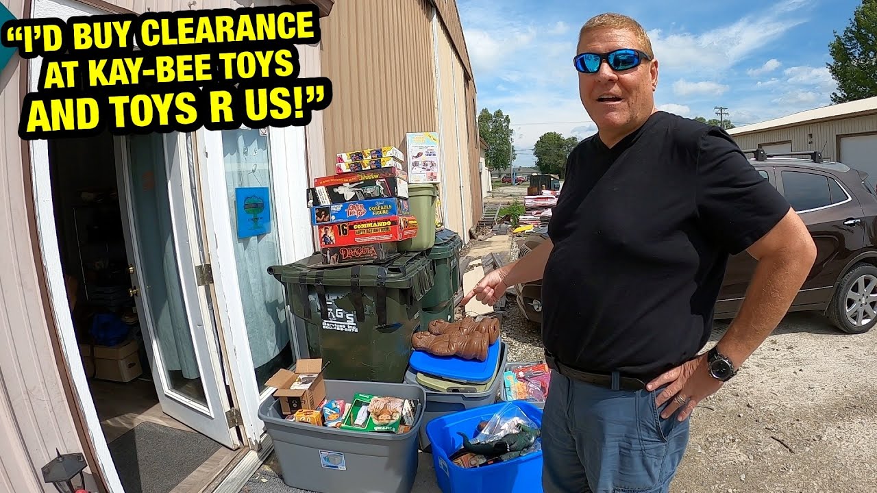 SEALED VINTAGE TOY COLLECTION SPENT DECADES IN A CRAWLSPACE! - YouTube