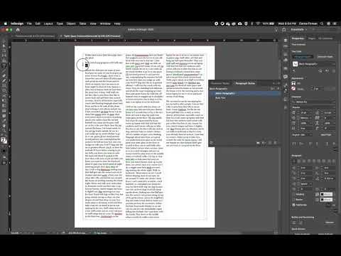 Span Columns in InDesign - YouTube