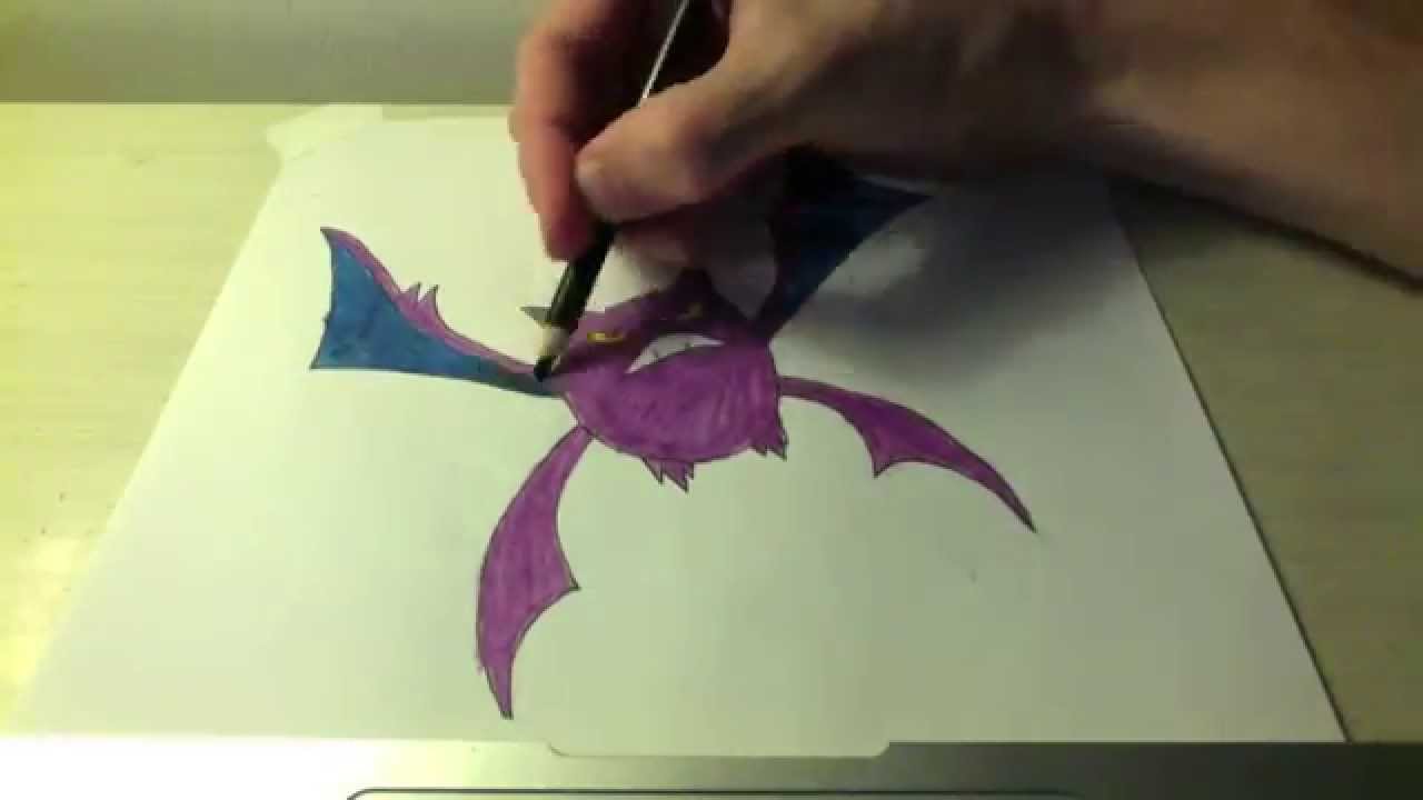 Drawing all the Pokemon: Number 169 Crobat - YouTube