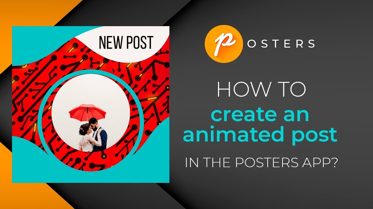 How to create an animated post in the Posters app | Social Media Design ...