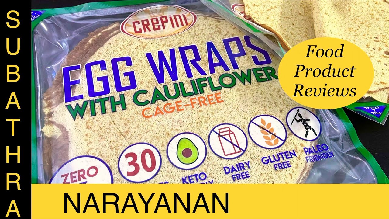 Crepini Egg Wraps with Cauliflower product review|Keto & Paleo Friendly ...