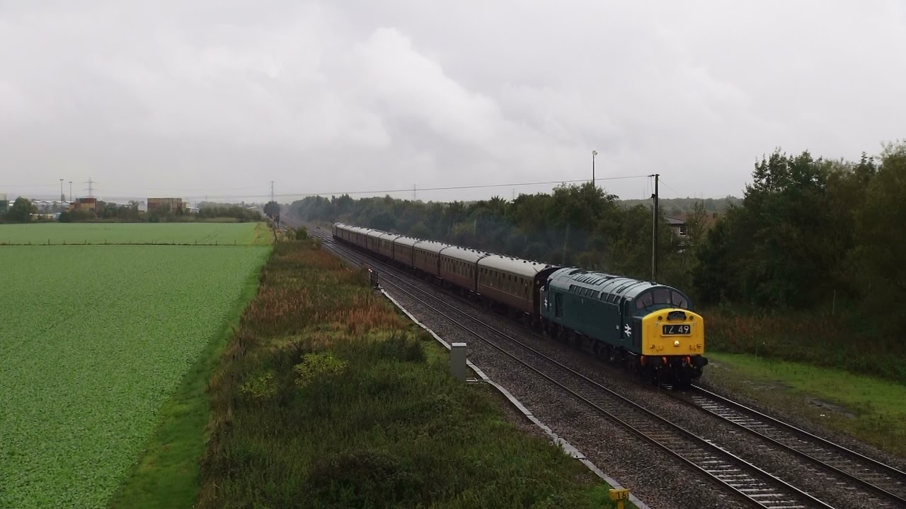 40145 returns to the mainline 01-10-16 - YouTube