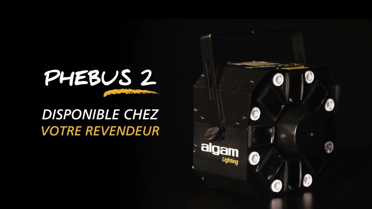ALGAM LIGHTING - PHEBUS 2 - Jeu de lumière 3 en 1 avec Laser (Algam Webstore) - YouTube