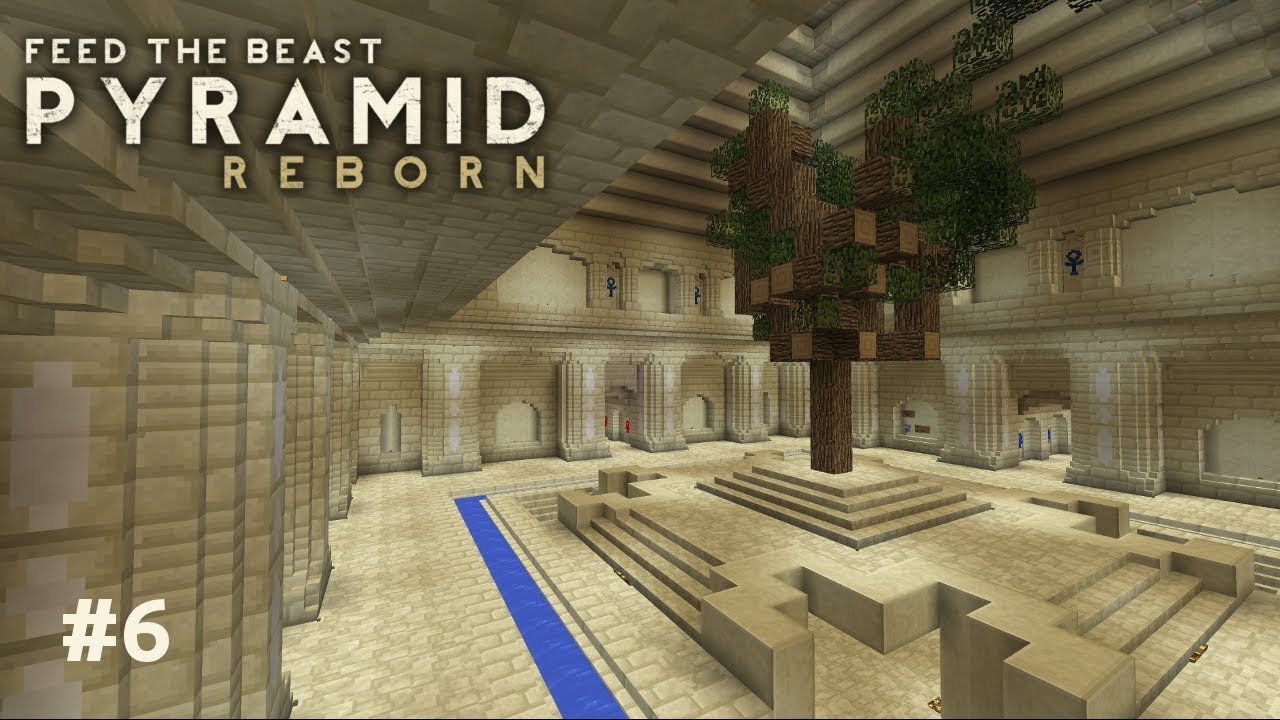 FTB Pyramid Reborn : Ep 6 : Obtaining Lava & Empowerer Setup - YouTube