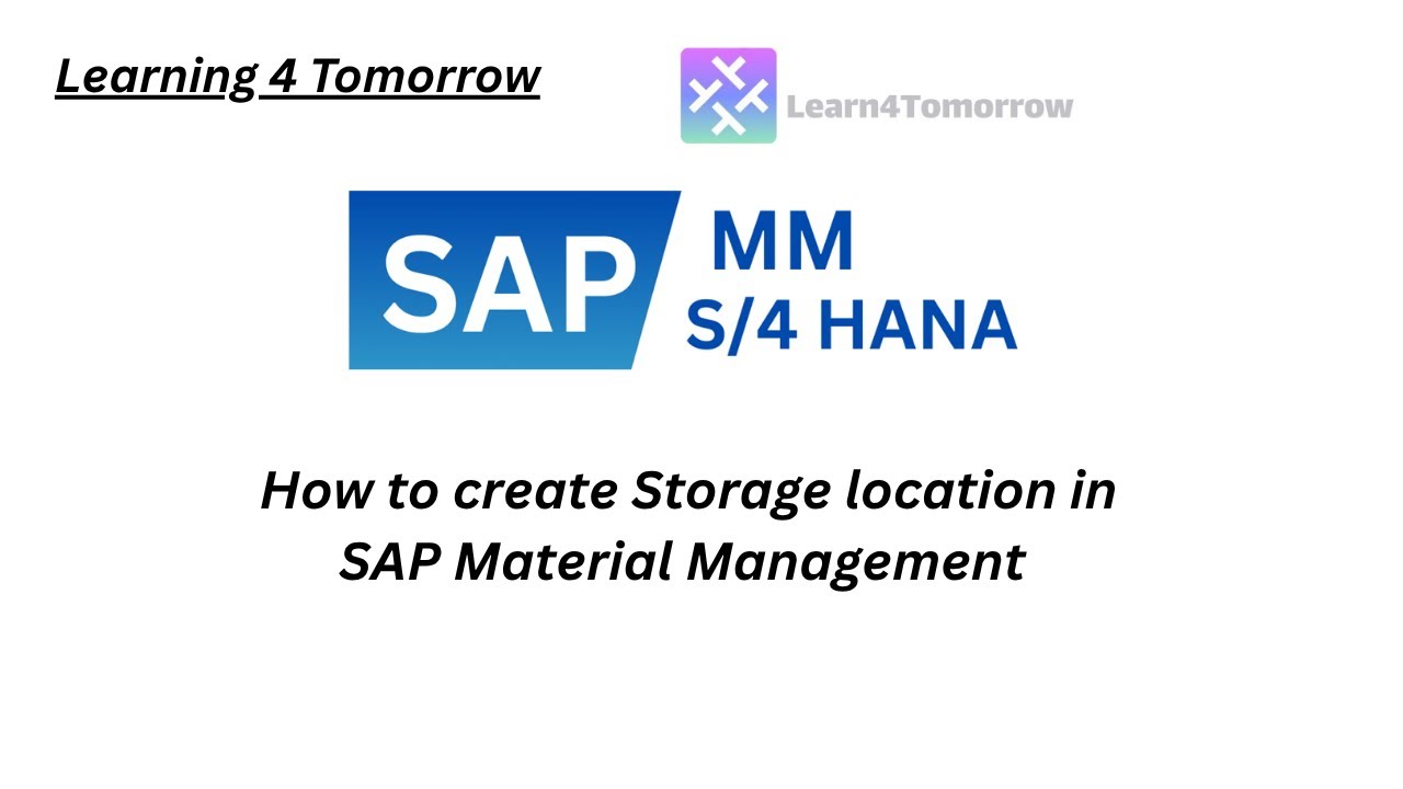 How to Define Storage Location in a Plant in SAP MM | SPRO Customization - YouTube