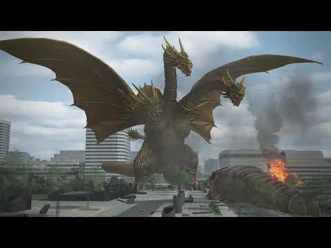 Godzilla ps4: King Ghidorah Gameplay - YouTube