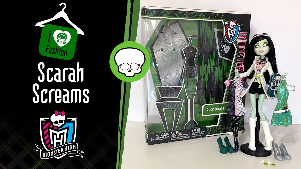 Review SCARAH SCREAMS 👗 I LOVE FASHION | Monster High - YouTube