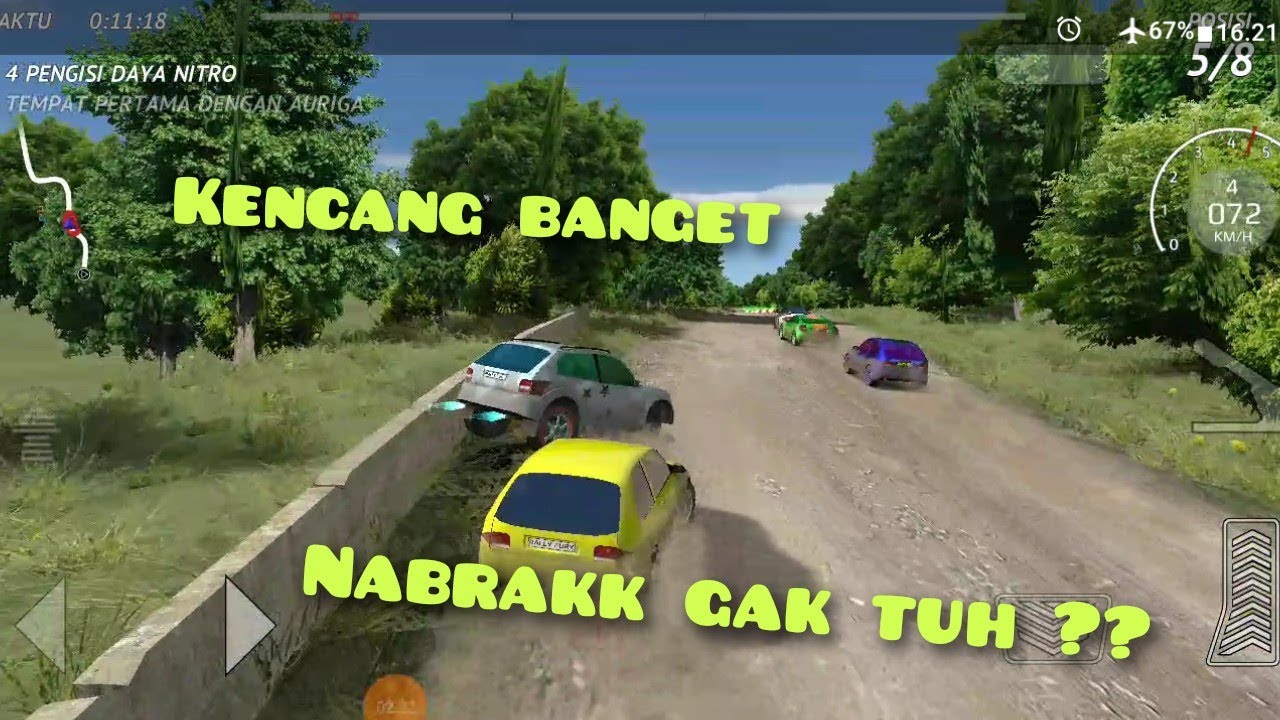 Mobilnya sampai nabrak || Game balap mobil rally - YouTube