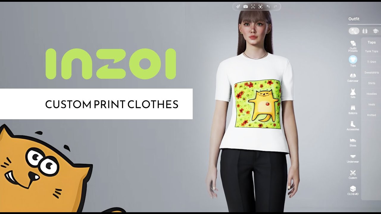 InZOI Custom Clothes: Design & Print Your Own Unique Outfits! - YouTube