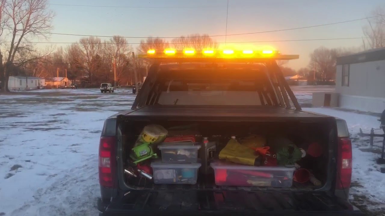 Pilot Car setup with Feniex Lights - YouTube