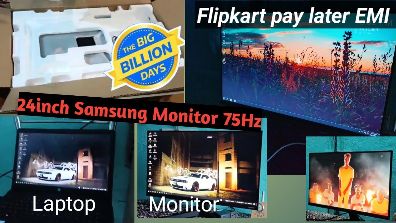 Samsung 24inch FHD Monitor review || IPS Display with 75Hz, Full setup ...