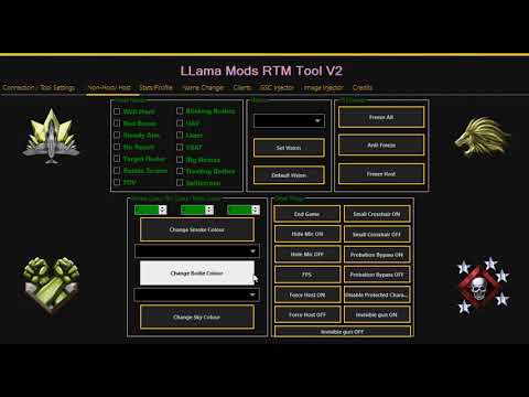 Bo2 LLama Mods RTM Tool V2 - YouTube